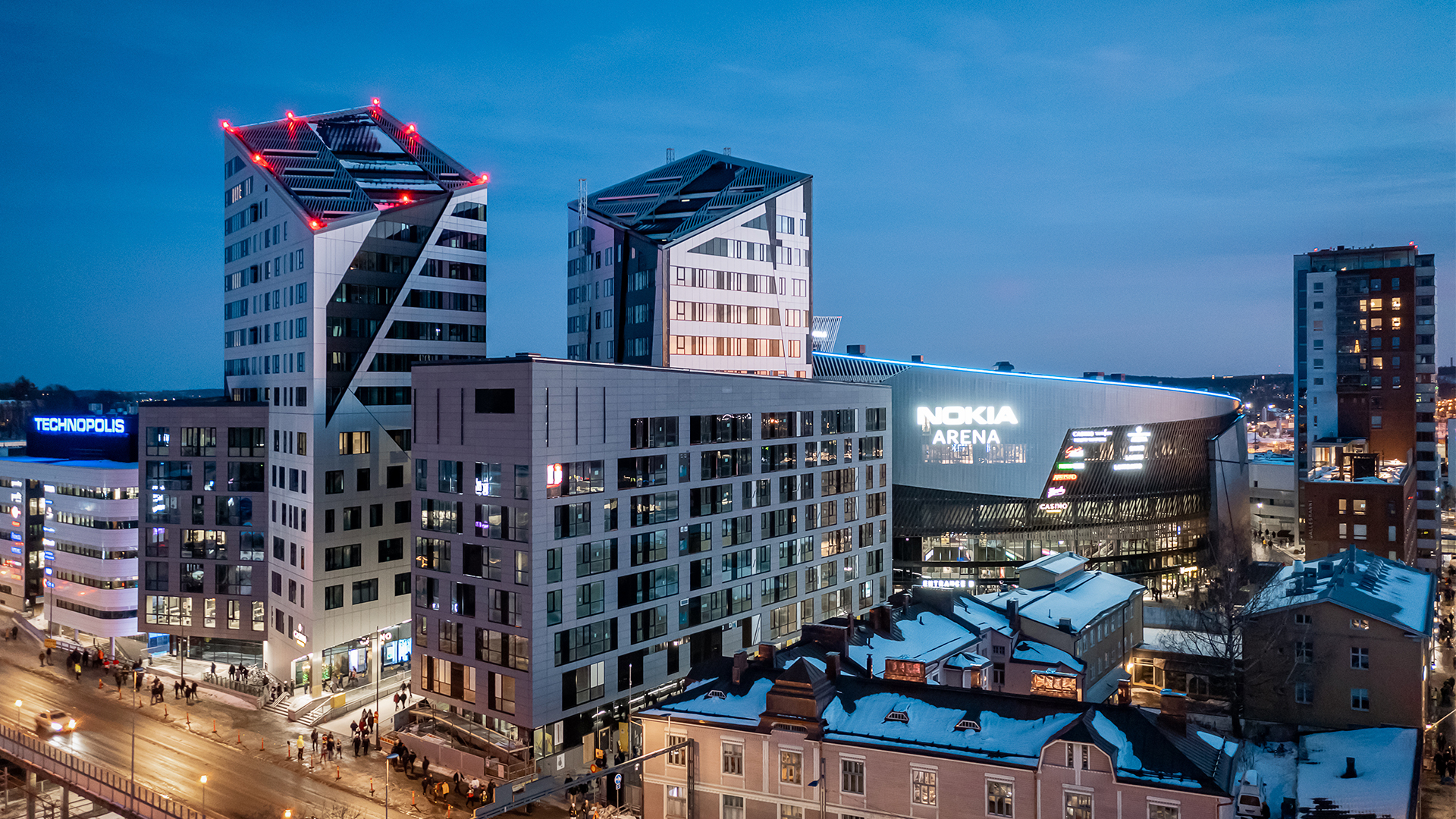 Tampereen Kansi ja Areena -hanke etenee pohjoiskannen rakentamisella - Arco